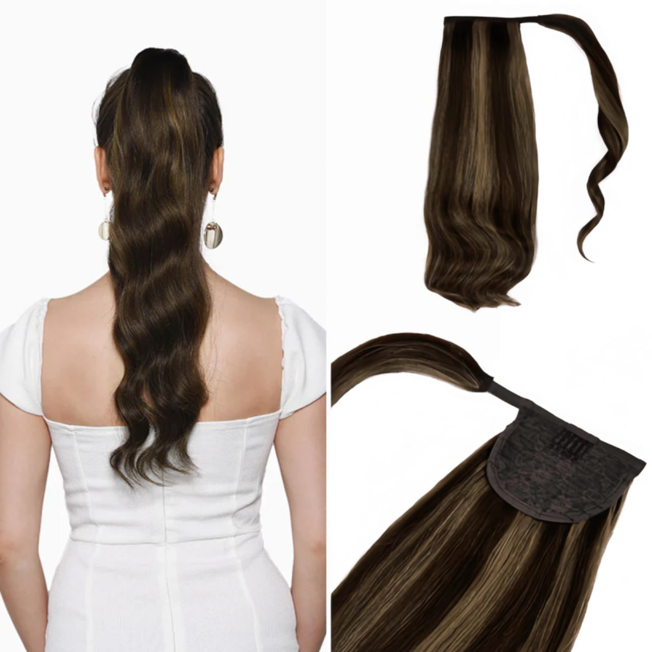 Effortless Glam: Quick-Attach Ponytail Hair Extensions – SHINING HAIR ...