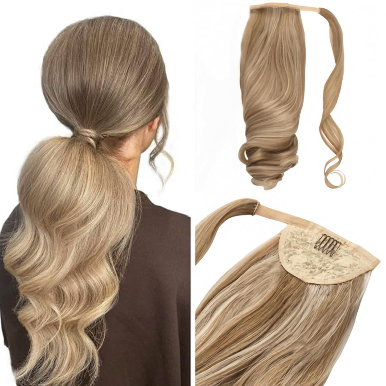 Ultimate Convenience Clip In Ponytail Extensions – SHINING HAIR GLOBAL