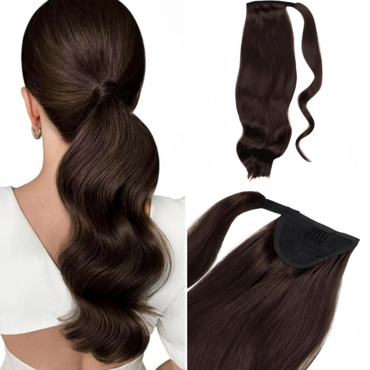 Transform in Minutes: Ponytail Extensions – SHINING HAIR GLOBAL